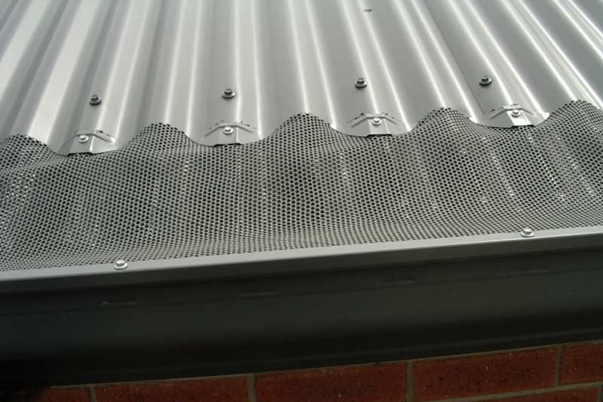 Gutter guard and leaf mesh